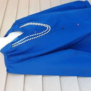 Rhapsody | Tops | Vintage Rhapsody 8s Blouse Unique Attached Faux ...